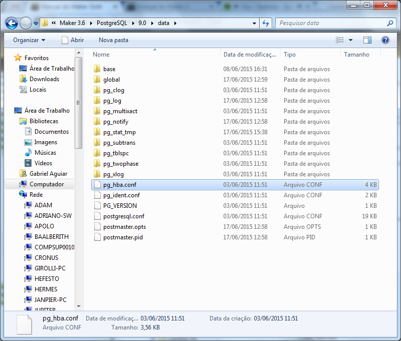 Configuração do Banco de Dados PostgreSQL para Acesso Externo Configuração do Banco de Dados PostgreSQL para Acesso Externo